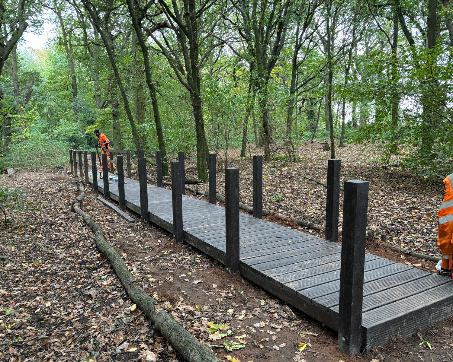 Landscaping and Maintenance - A Woodland Boardwalk - Greenfields ...
