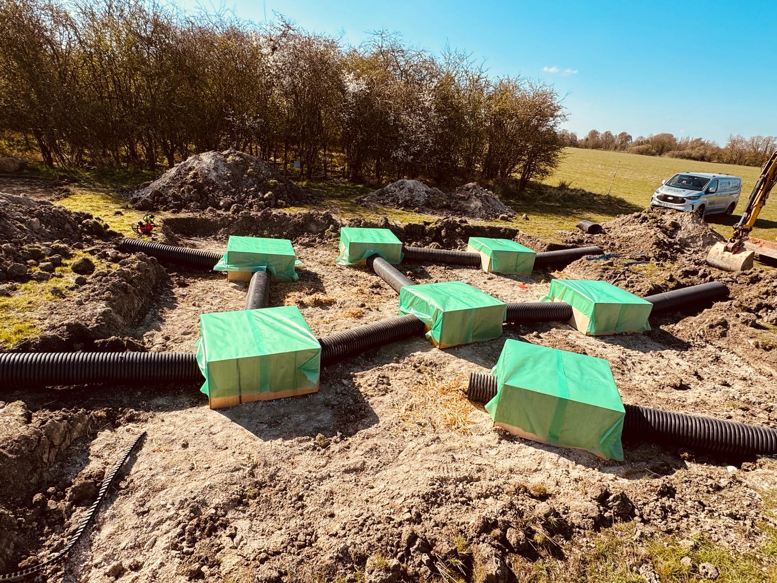 Ecological - Badger Sett Creation in Hertfordshire - Greenfields ...
